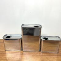 China China Manufacturer 250ML-500ML Food Grade Metal Empty Tin Cans Customize Used for Olive Oil Rapeseed Oil Packaging Container for sale