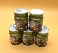 China Custom Printed Tin Can Coffee Coconut Water Metal Tin Bottle  Big Drum Shape for Drinks for Food Storage for sale