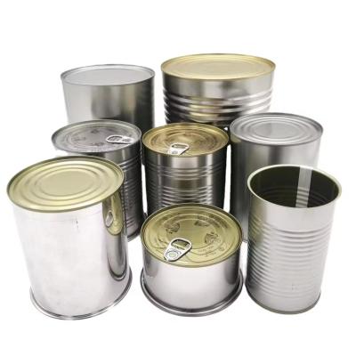 China Custom Designs Tin Can Manufacture Round Tin Can Tinplate Embossingfood Grade Tin Can for sale