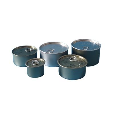 China Factory Price Empty Tuna Small Tin Cans Easy Open Metal Cans Packaging Metal Food Tin for sale