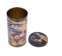 China Factory Price with OEM Brand Customized Sliver 500g 800g 1kg Metal Food Storage Packaging Coffee Bean Tin Can for sale