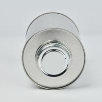 China Customize 500g Empty Airtight Round Big Coffee Bean Tin Can Silver Roasted Coffee Beans Packaging Metal Jars With Tin Screw Lid for sale