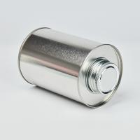 China Customize 500g Empty Airtight Round Big Coffee Bean Tin Can Silver Roasted Coffee Beans Packaging Metal Jars With Tin Screw Lid for sale