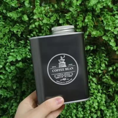 China A Custom Metal Cocoa Powder Tin Box Wholesale Cooking Pepper Tin Can Food Graqde  Chocolate Powder Tin Can with Cover for sale