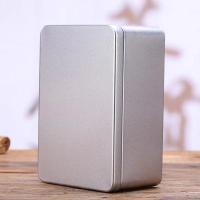 China Organizer Storage Chest-Square Shaped Tin Food Cans Metal Gift Box Coffee Aluminium Box for sale
