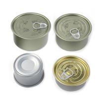 China Wholesale Easy Pull Pet Canned Empty Tin Cans for Canned Meat Packing Tinplate Metal With Lid for Pet Food Storage for sale