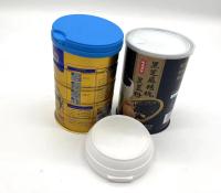China Empty Custom Food Grade 800g Baby Milk Powder Metal Packaging Empty Cans With Tin Foil Lid/plastic Cover for sale