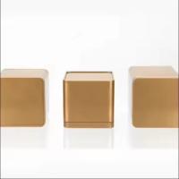 China Hot Sale Metal Tea Tin Can Candy Jar 4 Color Printing Food Grade Storage Square Tins Box for sale