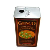 China Chinese Factory Wholesale High Quality 10 -15 Litres Food Grade Tinplate Metal Cube Container for Cooking Oil for sale