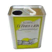 China Chinese Factory Wholesale High Quality 10 -15 Litres Food Grade Tinplate Metal Cube Container for Cooking Oil for sale