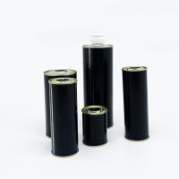 China Premium Quality Edible Oil Metal Container 750ML 1L 2L  Round and Square Olive Oil Tn Cans Manufacturers for sale