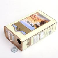 China Custom logo Empty square Tin Can Factory Food-grade Packaging 1L to 5L Food Oil Metal Quart Empty Tin Can for Oil Packing for sale
