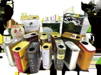 China Custom logo Empty square Tin Can Factory Food-grade Packaging 1L to 5L Food Oil Metal Quart Empty Tin Can for Oil Packing for sale