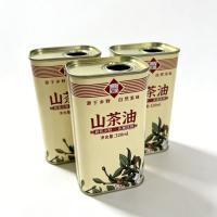 China Empty Custom Print Olive Oil Tin Cans 1L-5 L Cooking Oil Tin Containers Oil Tin Can Packing for sale