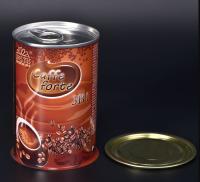 China 200g Metal Can Empty Metal Coffee Cans Square and Round Custom With Valve Coffee Packaging Coffee Bean Tin Cans for sale