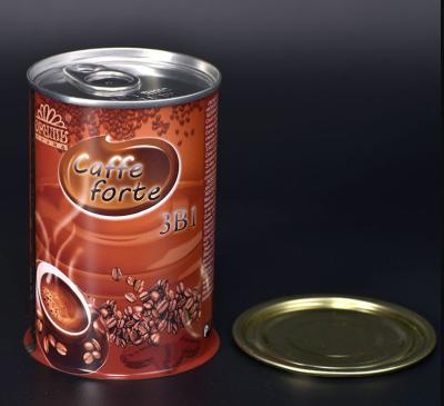 China 200g Metal Can Empty Metal Coffee Cans Square and Round Custom With Valve Coffee Packaging Coffee Bean Tin Cans for sale