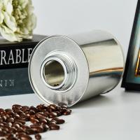 China 200g Metal Can Empty Metal Coffee Cans Square and Round Custom With Valve Coffee Packaging Coffee Bean Tin Cans for sale