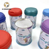 China Empty Power Tin Can High Quality Round Metal Cans Factory Cost Price Metal Packaging for Milk Powder Packaging Factory for sale