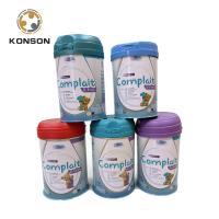 China Empty Power Tin Can High Quality Round Metal Cans Factory Cost Price Metal Packaging for Milk Powder Packaging Factory for sale