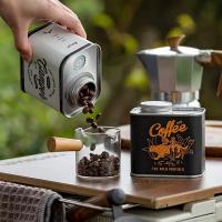China Square coffee tin, Colombian coffee beans tin can for sale