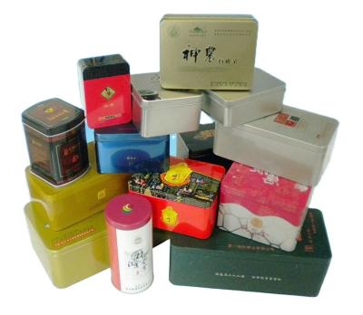 China 1L Metal Tin Container Offset Printing Airtight Tea Jar for sale