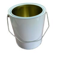 China Chemical 4 Litre Empty Paint Tins Containers White Coating for sale