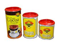 China 0.68L Screwed Coffee Tin Cans 4 Color Empty Coffee Tins for sale