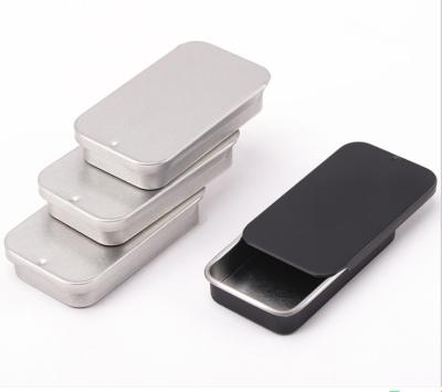 China 1 Color Square Tea Tins 50g Metal Storage Tins With Lids for sale
