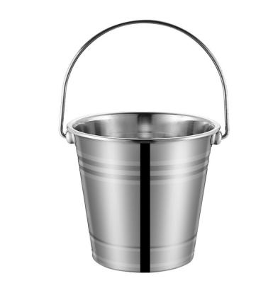 China 1 Color Small Tin Bucket With Handle 10L Water Storage for sale