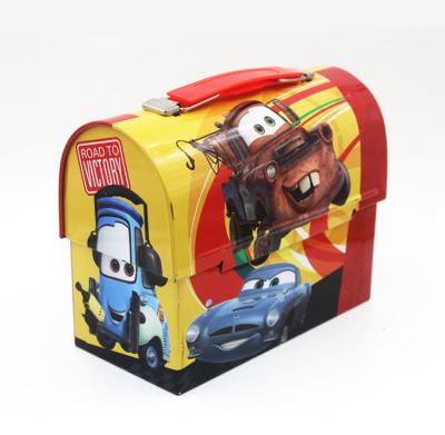 China Mailbox Shaped Decorative Tin Containers 0.32mm Large Candle Tins for sale