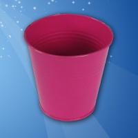 China Decorative Metal Wine Bucket Household Cleaning Galvanized Pail With Handle for sale