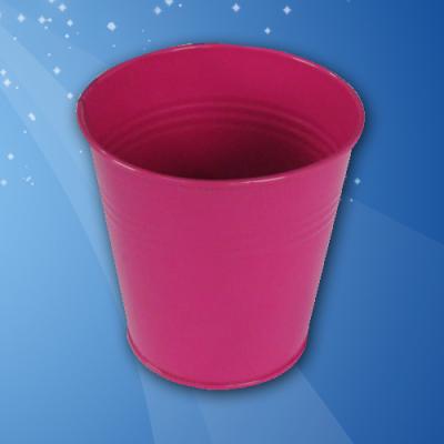 China Decorative Metal Wine Bucket Household Cleaning Galvanized Pail With Handle for sale
