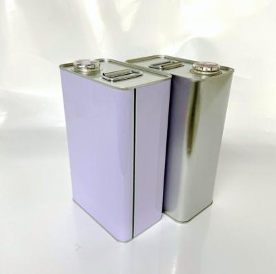 China 6L Tinplate Metal Empty Paint Pail Bucket Iron Tin Barrel for sale