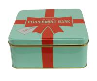 China 0.23mm Square Shape Biscuit Tin Box Cookie Tin Containers for sale