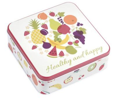 China Waterproof Recyclable 0.35mm Thickness Gift Tin Cans for sale