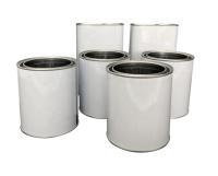 China White 1L 4L Metal Paint Tin Cans For Chemical for sale