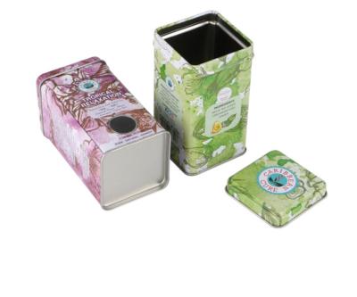 China Eco Friendly Customized Coffee Tins with Screw On Lids for sale