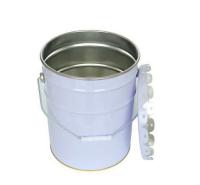 China 4C Offset Printing Paint Pail Bucket 18L Steel Drums  for sale