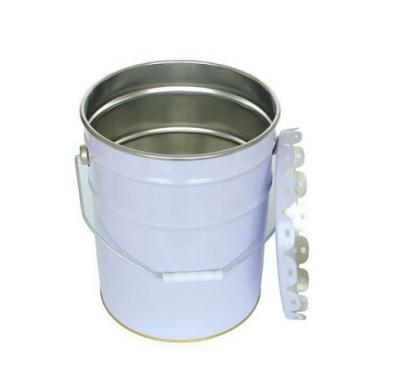 China 4C Offset Printing Paint Pail Bucket 18L Steel Drums  for sale