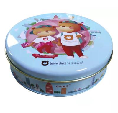 China Customized Food Grade Biscuit Tin Box Packaging Silk Printing for sale