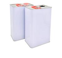 China Empty Tinplate 4L Square Tin Can For Paint Packing for sale