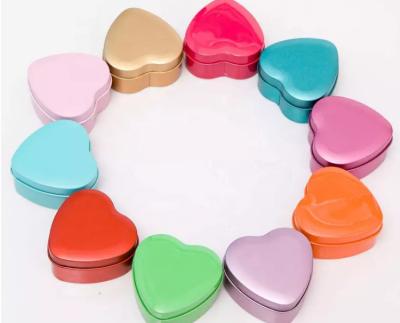 China SGS Heart Shape Biscuit Tin Box Candy Chocolate Packaging for sale