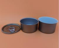 China 0.15mm Thickness Cat Food Can Jar Small Empty Metal Tin Box Tea Packaging for sale