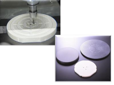 China Precision Ceramic Parts Semiconductor Wafer Chuck for sale
