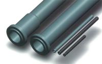 China Industrial Ceramic Parts Stalk Feed Pipe  For Durable Ceramic Parts for sale