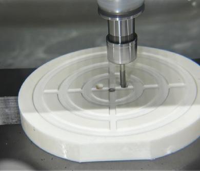 China Precision Ceramic Semiconductor Suction Cup Alumina Silicon Carbide for sale