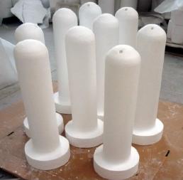 China Fused Silica Ceramic Parts for Industrial Applications for sale