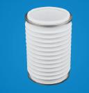 China Customizable Metalized Ceramic Tube with High Tensile Strength and Low Helium Leak Rate for Sic Heating Applications for sale