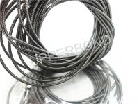 China Metallic Silver Color Spring Band Steel Tape For Cigarette Making for sale