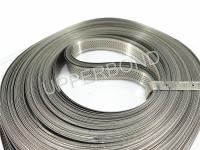 China MK8 Cigarette Machine Parts 0.2 * 12.6 * 3290 MM High Air Permeability Steel Suction Tape for sale